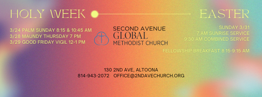 Holy Week Daily Reading and Reflections – 2nd Avenue Global Methodist ...